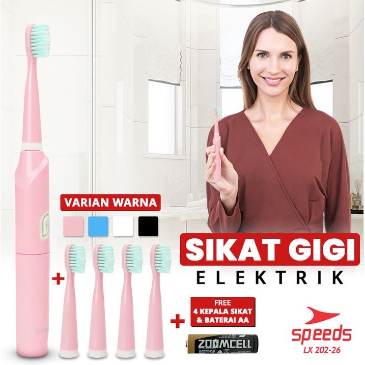Jual SPEEDS Sikat Gigi Elektrik Otomatis Electric Toothbrush Teeth Anak ...