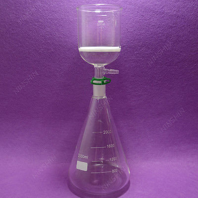 Jual 2000ML Filtration set 24/40 Erlenmeyer Flask and Filter Funnel(3 ...