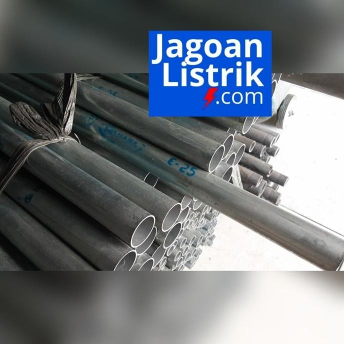 Jual BEBAS ONGKIR - Pipa Conduit E25 Wahana Steel Pipe Besi E-25 Lokal ...