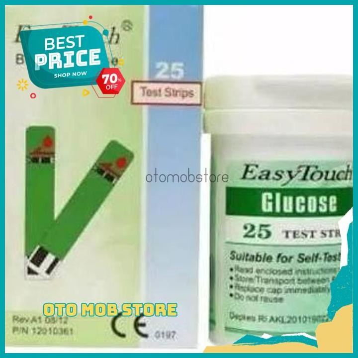 Jual PRODUK TERBAIK STRIP EASY TOUCH GULA DARAH / STIK STRIP / EASY ...