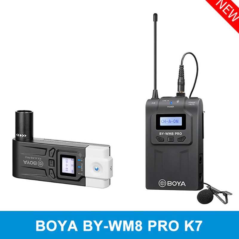 Jual BOYA BY-WM8 Pro K1 K2 K3 K4 K5 K7 K6 UHF Dual Wiress | Shopee Indonesia