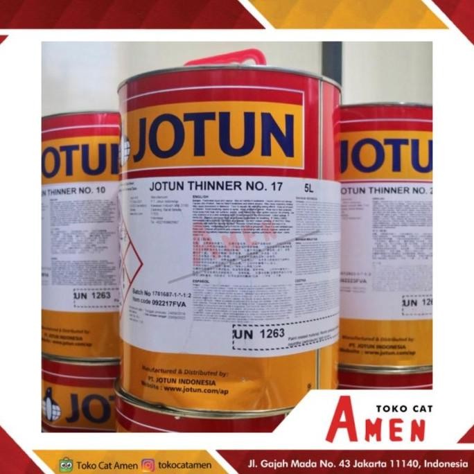 Jual JOTUN THINNER NO. 17 5LT / PENGENCER CAT EPOXY (PENGUARD & JOTAMASTIC) | Shopee Indonesia
