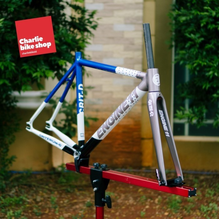 Jual TERBARU Frameset Fixie ENGINE 11 CRIT-D 2024 - Metal Blue | Shopee ...