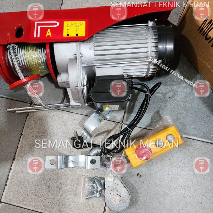 Jual ELECTRIC CHAIN HOIST KATROL LISTRIK MINI SLING 1000 KG 1 TON 20M ...