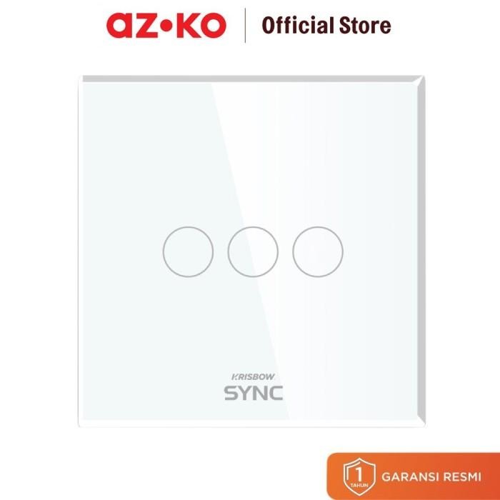 Jual Azko Krisbow Sync Saklar Wifi Switch Smart Switch Control Sakelar ...