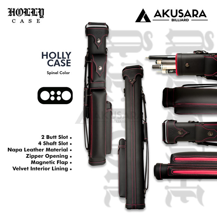 Jual Tas Stik Billiard Holly Spectrum Cue Case 2X4 (2 Butt 4 Shaft ...