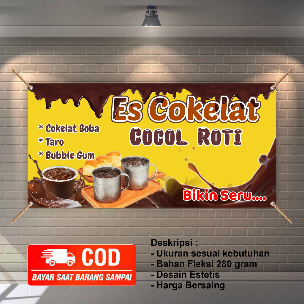 Jual Spanduk Banner Es Cokelat Cocol Roti – Murah, Bisa Bayar di Rumah ...