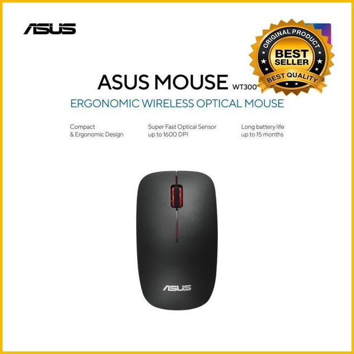 Jual Asus Ergonomic Wireless Optical Mouse Wt300 New 100 % Original | Shopee Indonesia