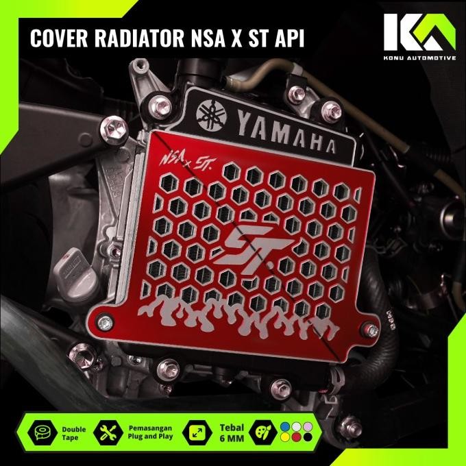 Jual NSA X ST Cover Radiator Type 1 API Speedtuning Vario PCX NMAX ...
