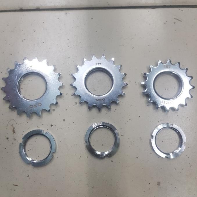 Jual Cog fixie oxo Dan Lock Ring Hub Doltrap Fixie Chrome Fixed gear ...