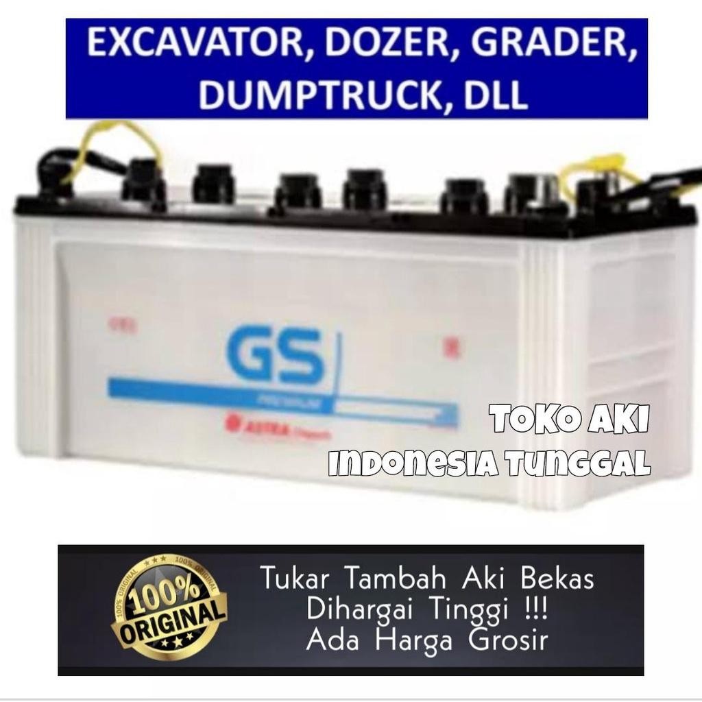 Jual Aki Gs Astra N100 Excavator Dozer Grader Dump Truck Genset Bus Tractor Lift | Shopee Indonesia