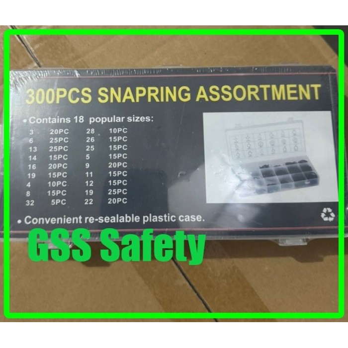 Jual IMPA 695511 Circlip Kit / Snap Ring Assortment 300 pcs | Shopee ...