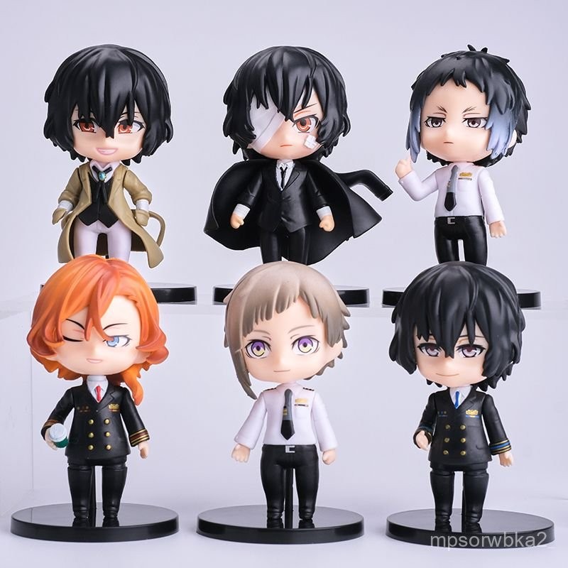 Jual Wenhao stray dogs Dazai Osamu Figure Nakajima Atsushi Model Q ...