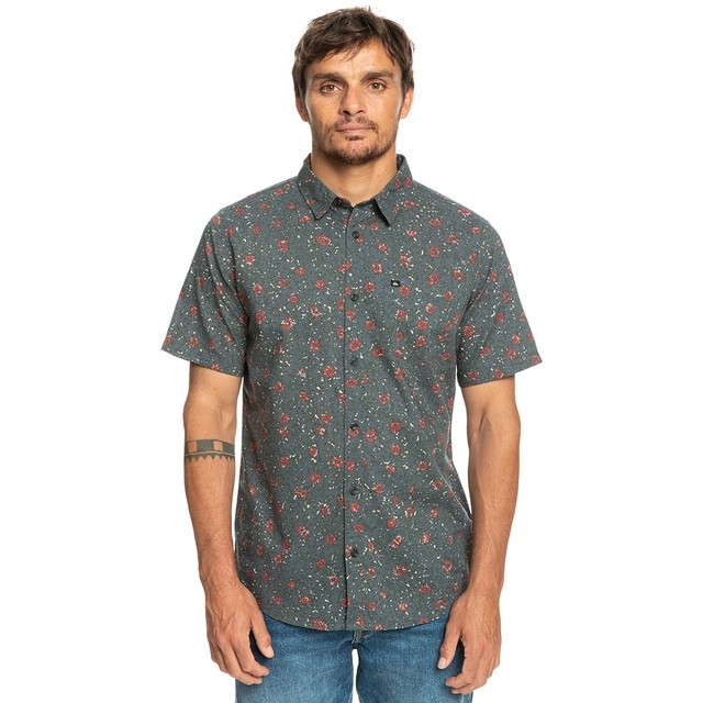 Jual Quiksilver Men Mellow Fuzz Shirt Dark Slate Mellow Fuzz EQYWT04460 ...