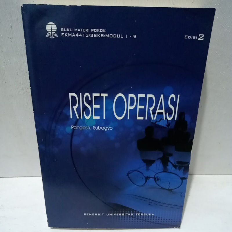 Jual Buku Original RISET OPERASI EDISI 1 - PANGESTU SUBAGYO | Shopee Indonesia