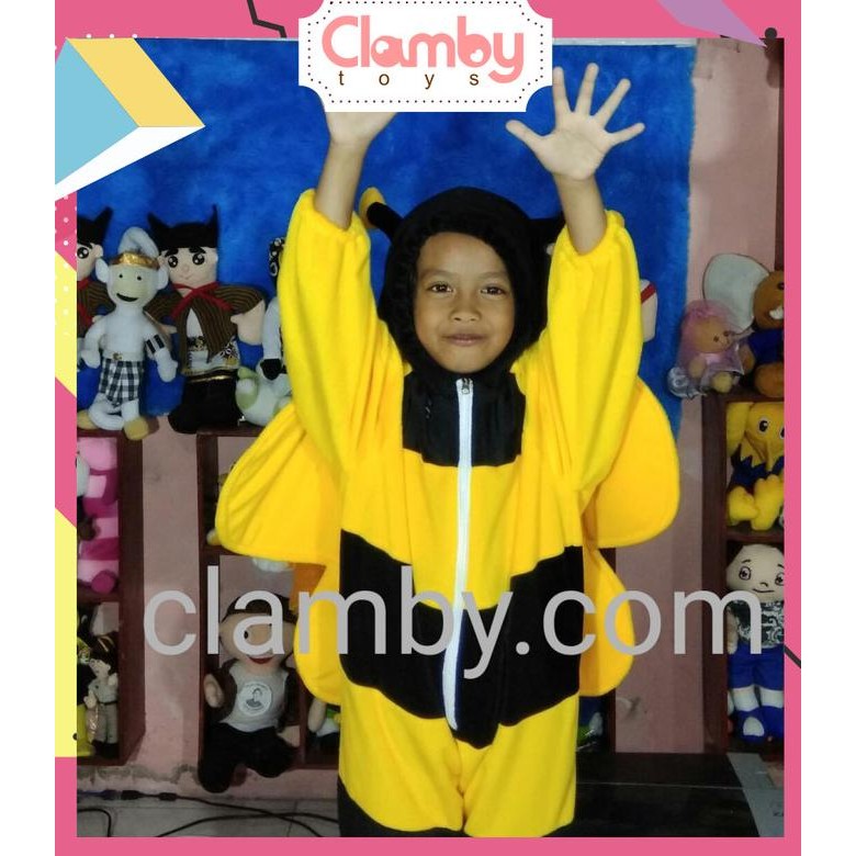 Jual Boneka Maskot/Baju Kostum Badut Anak Karakter Hewan Lebah Bee 3D ...
