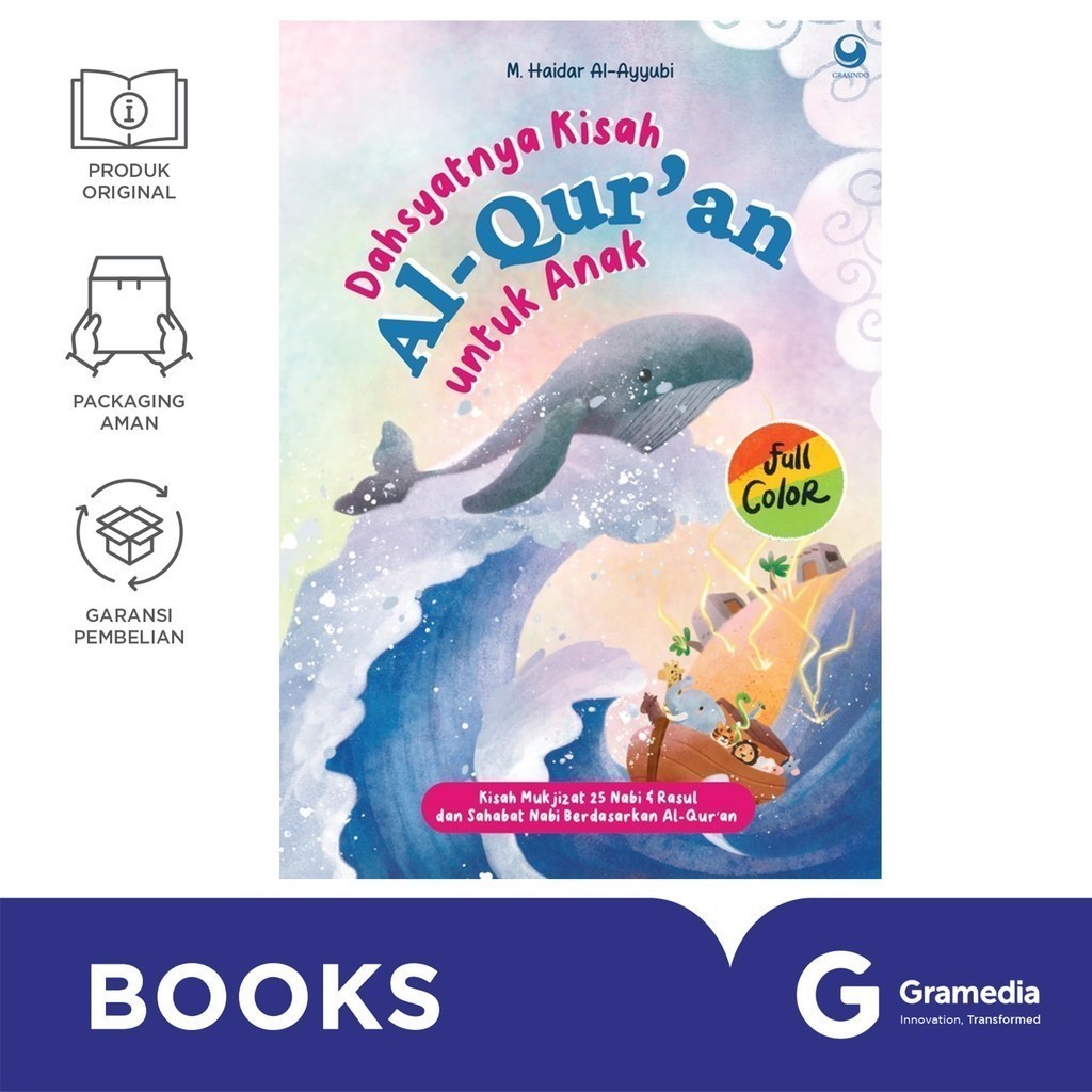 Jual Buku Dahsyatnya Kisah Al-Qur'an Untuk Anak (M. Haydar Al-Ayyubi) | Shopee Indonesia