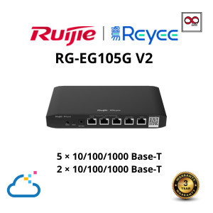 Jual Ruijie RG-EG105G V2 , 5 Port Gigabit Cloud Managed Router Gateway | Shopee Indonesia