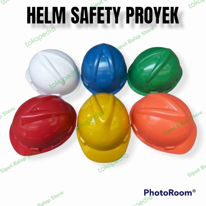 Jual HELM SAFETY PROYEK KONTRAKTOR MODEL V MURAH 6 WARNA | Shopee Indonesia