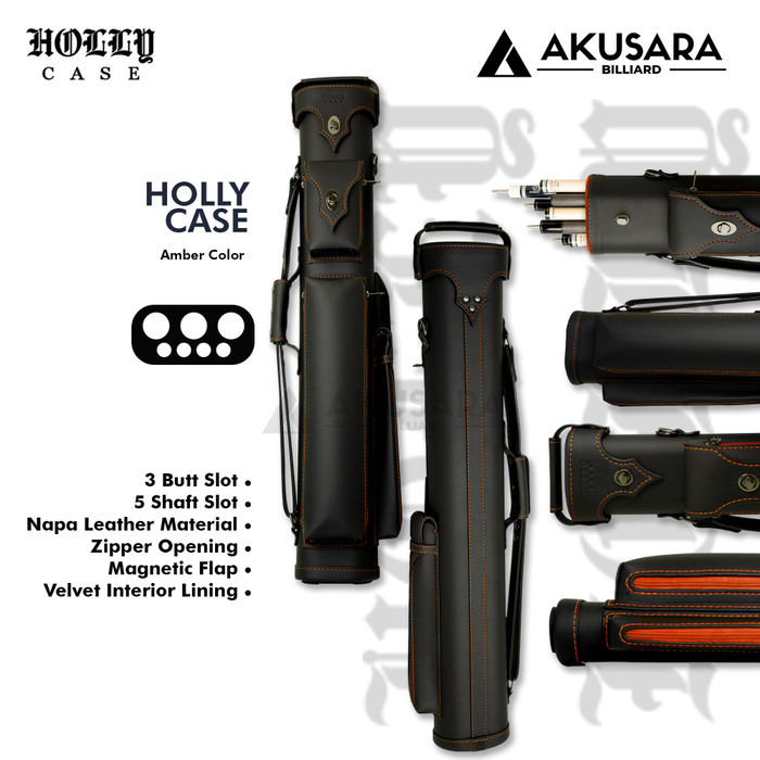 Jual Tas Stik Billiard Holly Spectrum Cue Case 3X5 (3 Butt 5 Shaft ...