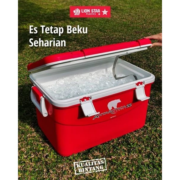 Jual (COD) ANTARTICA COOLER BOX 72 LITER I-27 Lion Star Termos Es ...