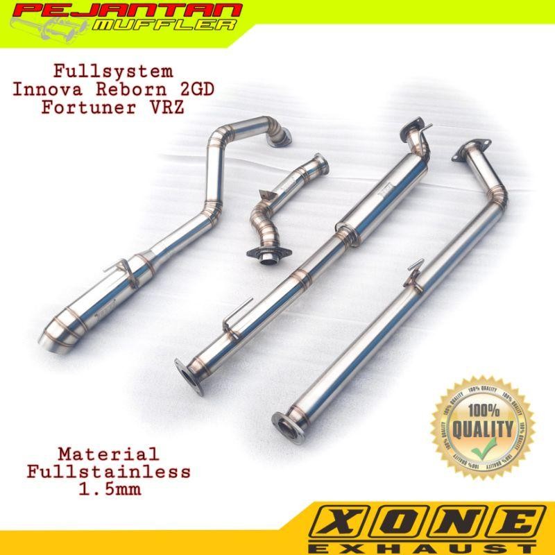 Jual Knalpot Full System Innova Reborn Diesel 2Gd 1Gd / Fortuner Vrz ...