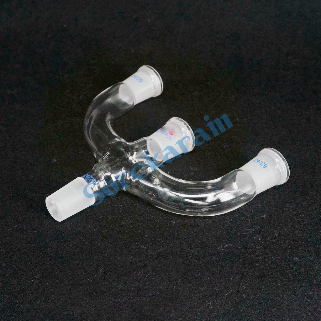 Jual 24 29 Ground Joint 24 29mm Stopper Four Way Distillation Adapter ...