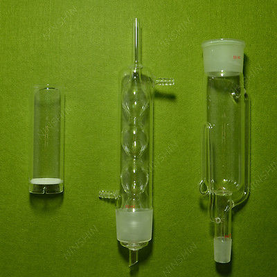 Jual Soxhlet Extractor( 24 29 50 42 Joint)with Glass Thimble(45mmX140mm ...