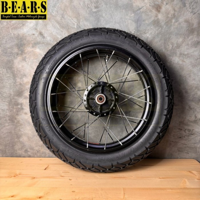 Jual Paket Roda Kawasaki W175 Velg Rossi XR Dan Ban Tubeless Corsa ...