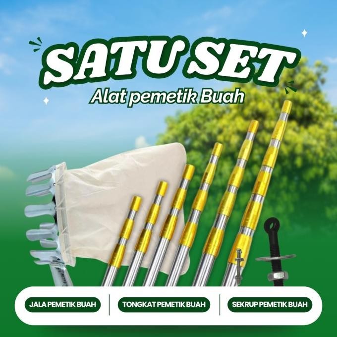 Jual Alat Pemetik Buah/Alat Bantu Pengambil Buah Dari Pohon 2.1 - 3M ...