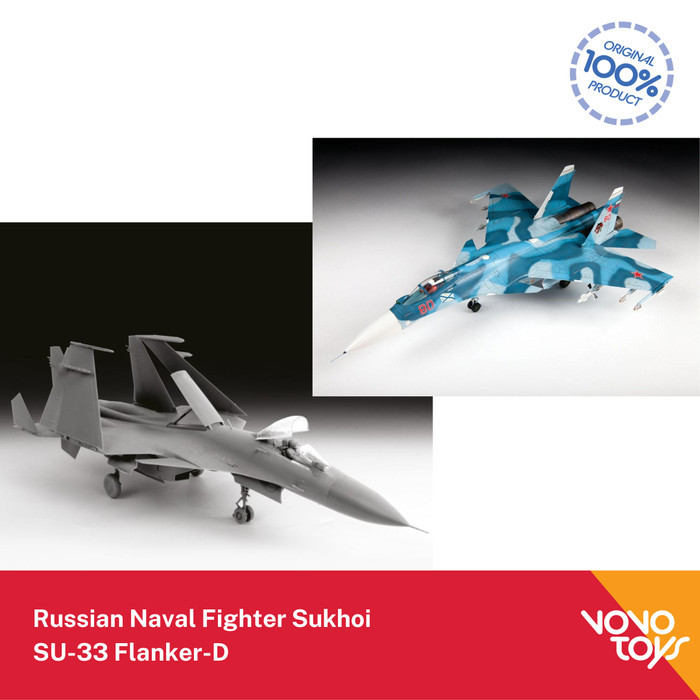 Jual Model Kits Pesawat Russian Naval Fighter Sukhoi SU-33 Flanker D ...