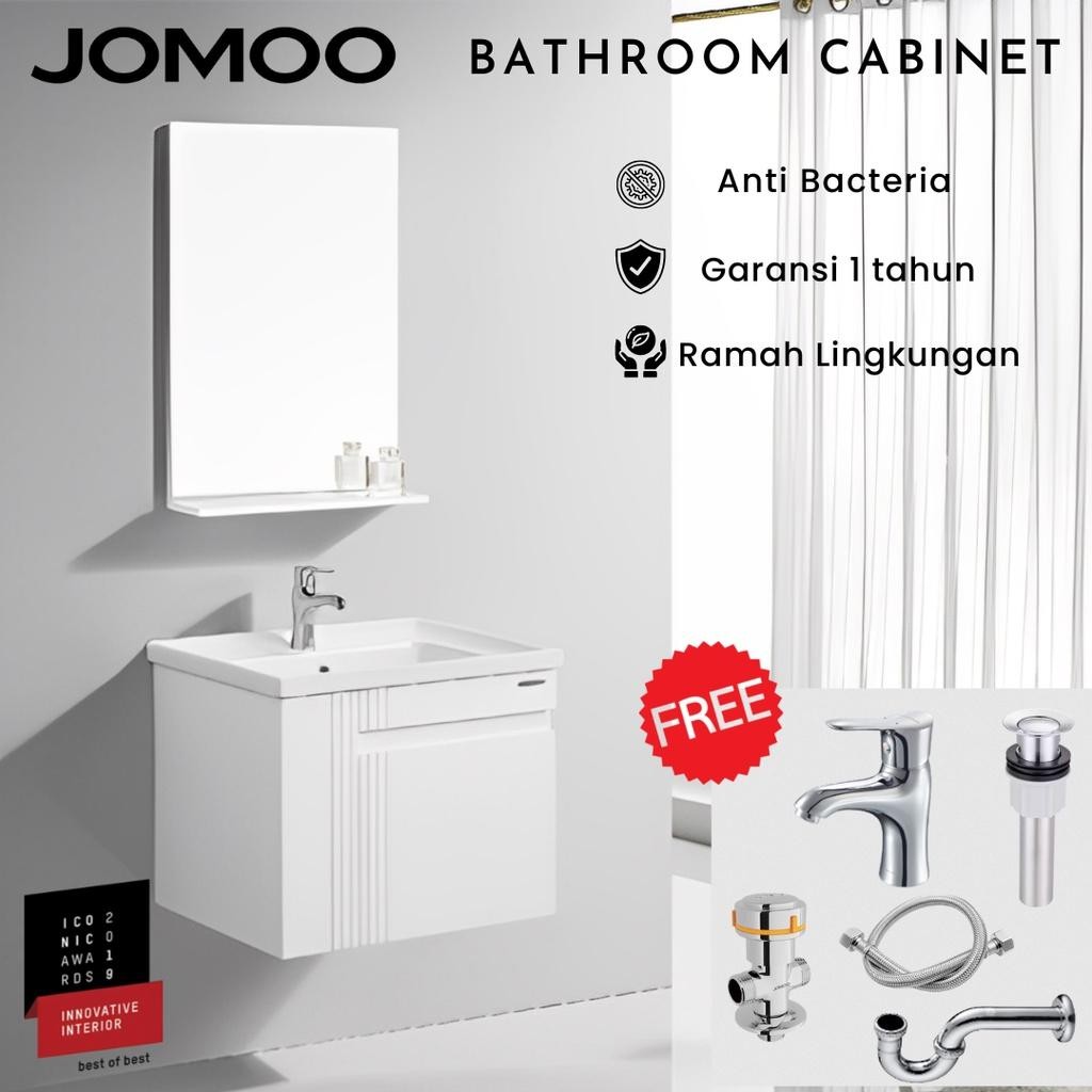 Jual Jomoo Bathroom Set Kabinet Minimalis Gratis Set Wastafel Bergaransi / Wastafel Cabinet Pvc ...