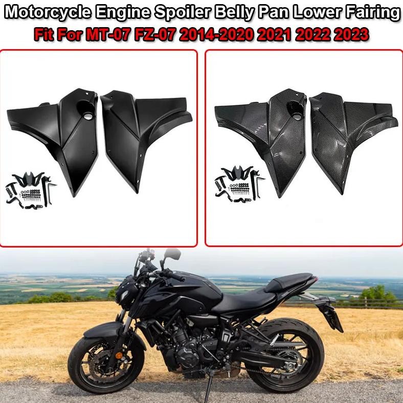 Jual Fit For Yamaha Mt-07 Fz-07 Mt07 Fz07 2014-2022 2023 Motorcycle Belly Pan Engine Spoiler ...