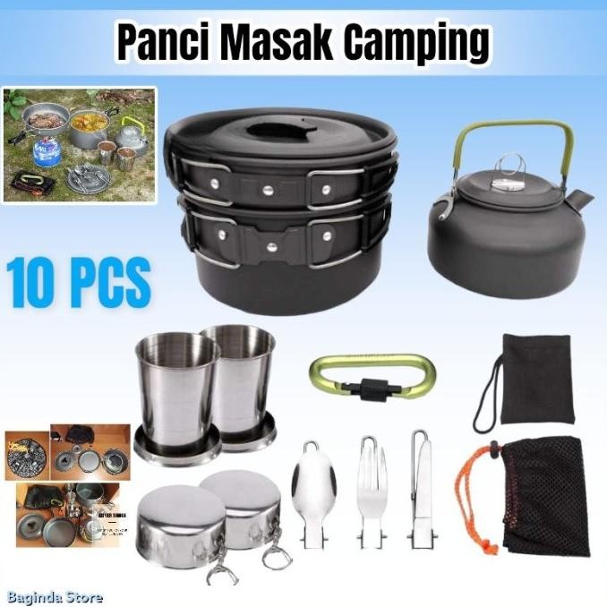 Jual Rei Official Shop - Set Panci Nesting Cooking Peralatan Alat Masak ...