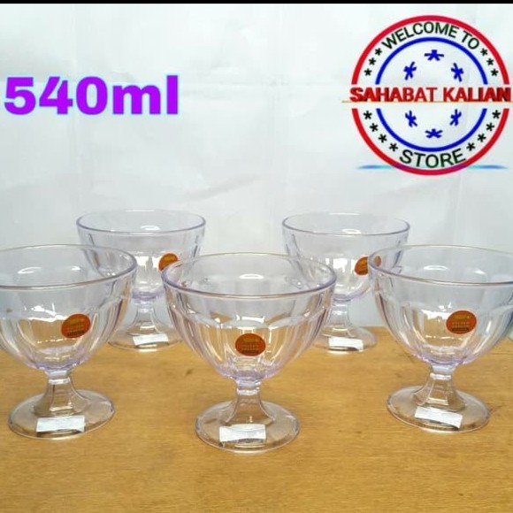 Jual GELAS ES TELER GOLDEN DRAGON 855 540ML 1 BOX ISI 6 PCS | Shopee Indonesia