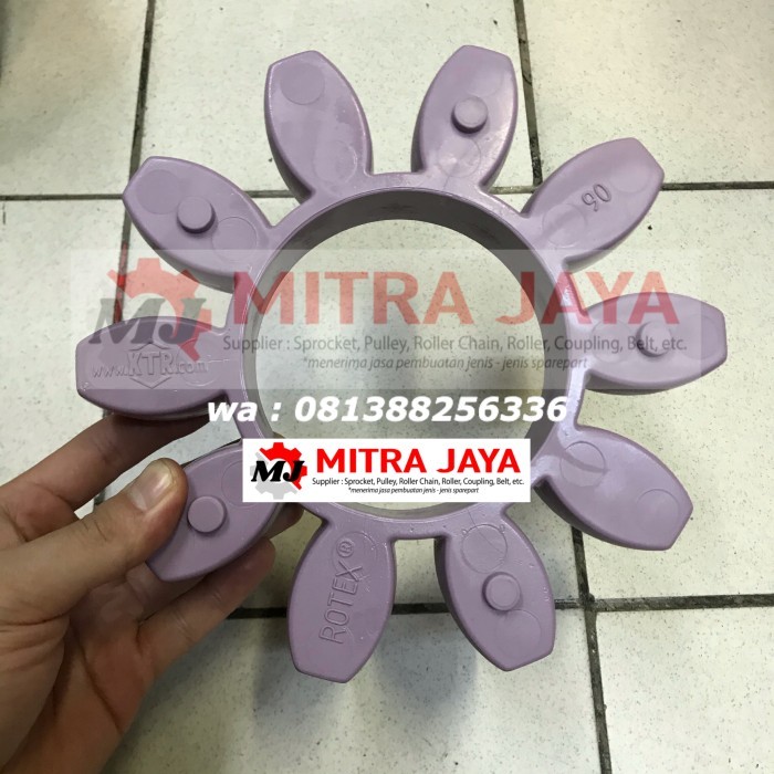 Jual RUBBER COUPLING ROTEX GR 90 ( KARET KOPLING ROTEX ) ELEMEN ELEMENT ...