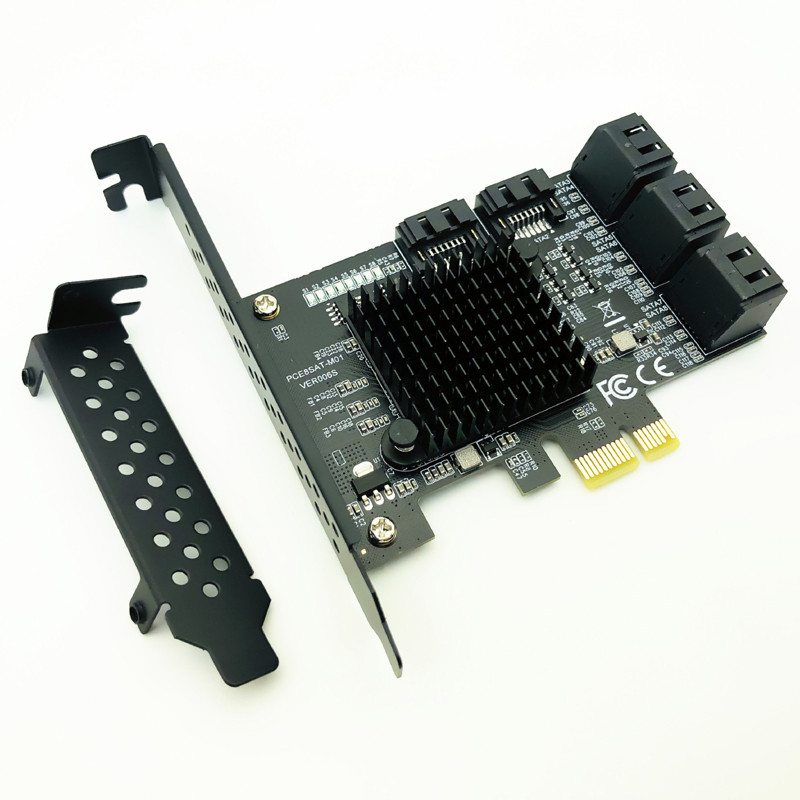 Jual 8 Port SATA 3 PCI Express Expansion Card PCI-E SATA Controller ...