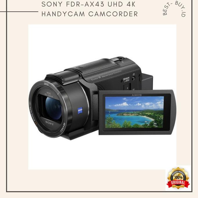 Jual Sony FDR-AX43 UHD 4K Handycam Camcorder - Garansi Resmi Sony ...