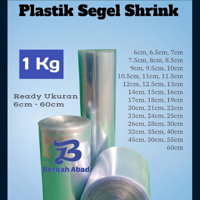Jual Plastik Segel Shrink Ukuran 30Cm - 60Cm 1Kg | Shopee Indonesia