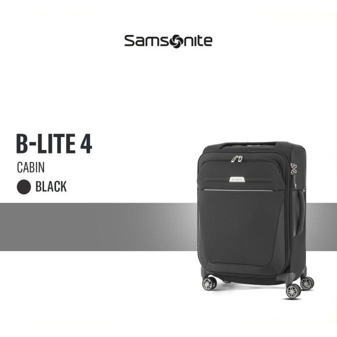 Jual Samsonite Koper Softcase B-Lite 4 Spinner 55/20 Expandable - Black | Shopee Indonesia