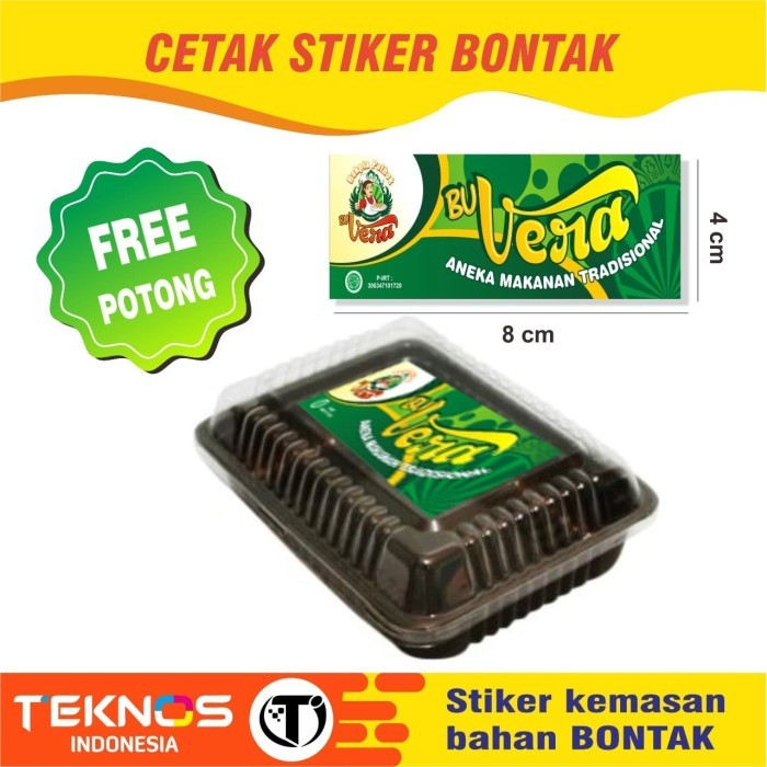 Jual STIKER LABEL MAKANAN PRODUK - STICKER KEMASAN CUSTOM MURAH UK ...