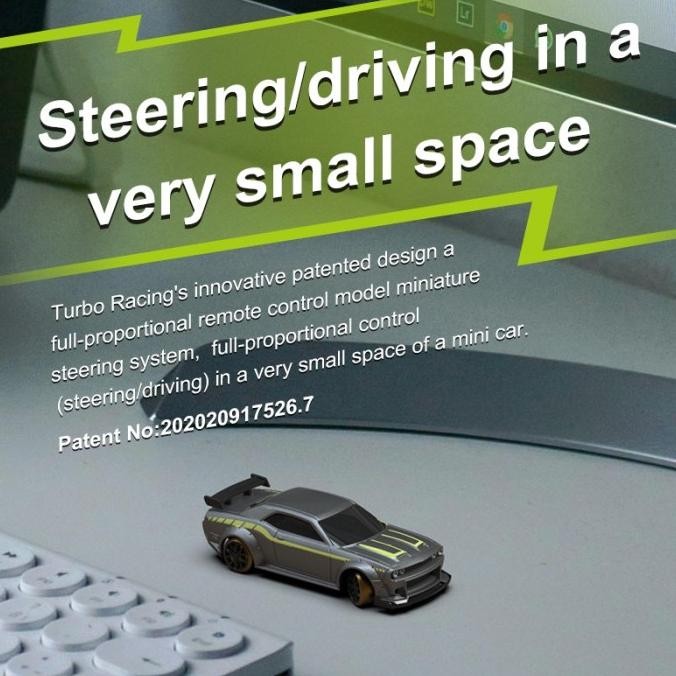 Jual Mini drift rc Turbo racing c65 c64 c71 c75 RTR 1/76 drift full ...