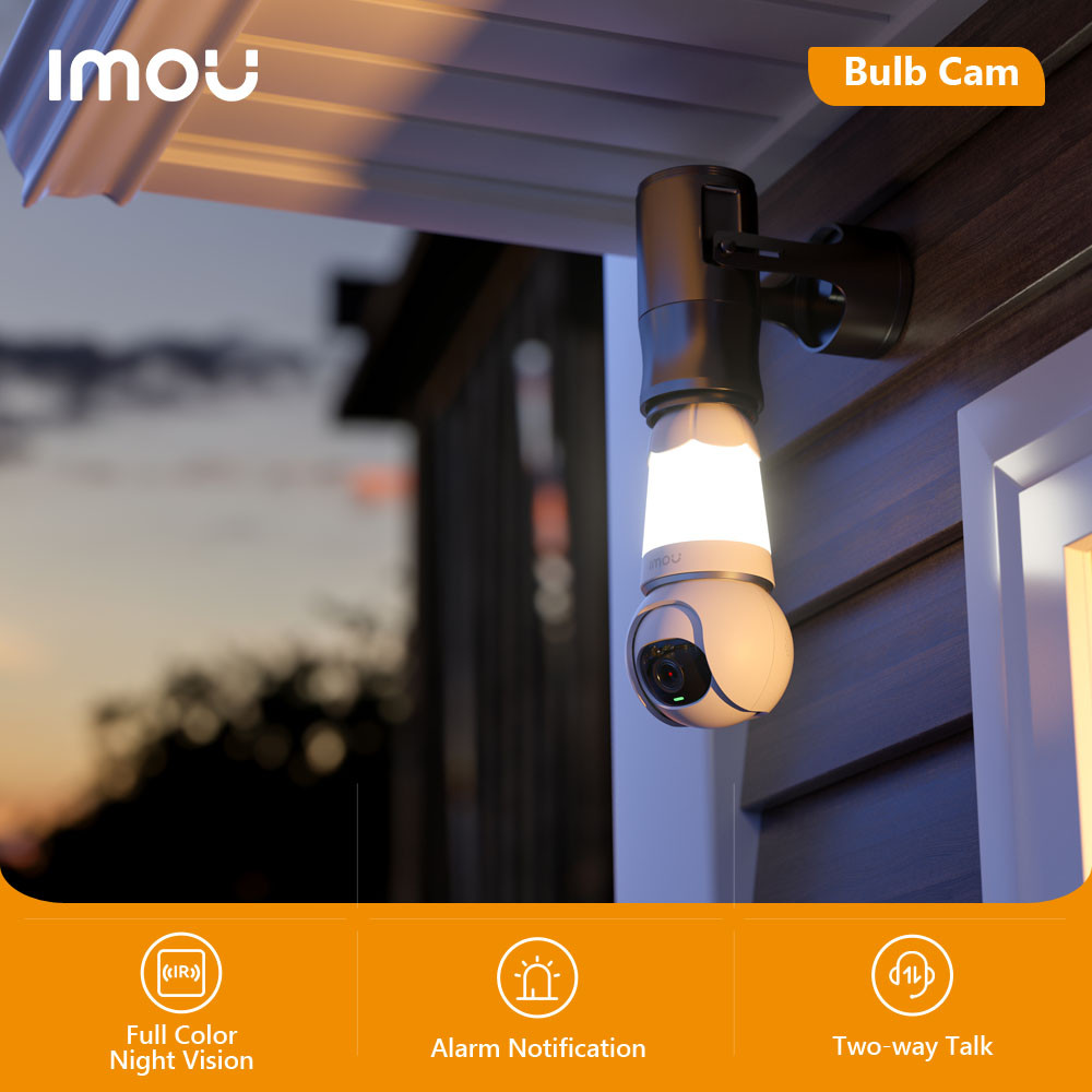 Jual IMOU Bulb Cam 3MP/5MP E27 E26 Surveillan Camera Night | Shopee ...