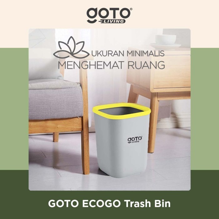 Jual Goto Ecogo Tempat Tong Keranjang Kotak Sampah Mini Besar Aesthetic | Shopee Indonesia
