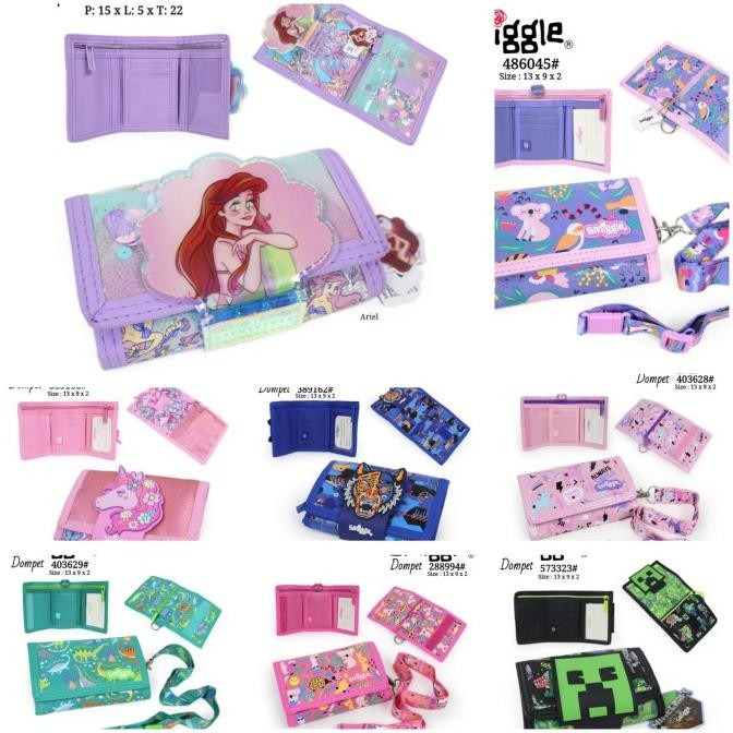 Jual Dompet Smiggle Wallet Smiggle Koala Unicorn Dino Tiger Ariel ...