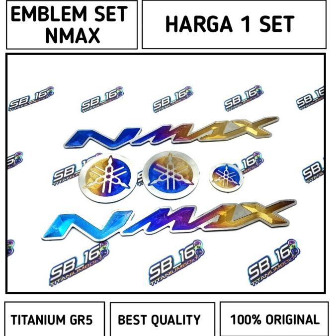 Jual Produk Baru!! EMBLEM NMAX TITANIUM GR5 | Shopee Indonesia