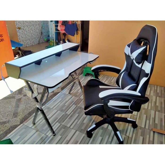 Jual kursi gaming chaho kursi gamers kursi hidrolik non footrest | Shopee Indonesia