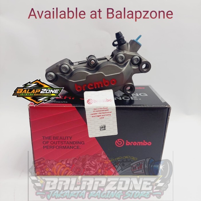 Jual Caliper kaliper Rem cakram Brembo 4 piston original warna Titanium | Shopee Indonesia