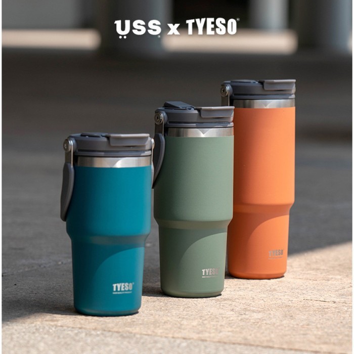 Jual TERLARIS USS X TYESO TUMBLER COFFEE MUG 900 ML AESTHETIC KOREA KANTORAN TAHAN DINGIN 24 JAM ...