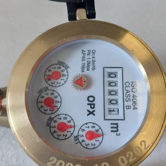 Jual METERAN AIR OPX 1" INCHI FULL KUNINGAN ,WATER METER OPX 1" INCHI ...